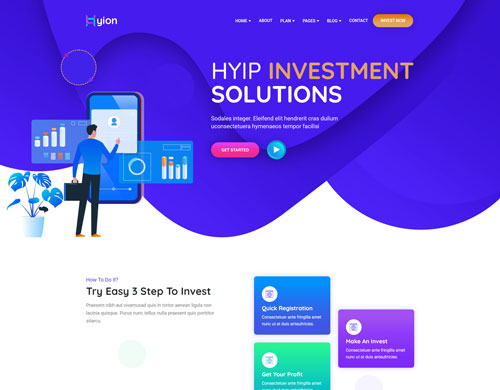Hyion - HYIP Investment HTML Template