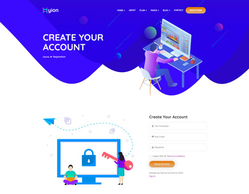 Hyion - HYIP Investment HTML Template